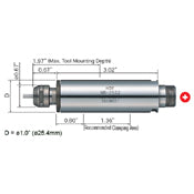 NSK Nakanishi MA Series Ø1.0" (Ø25.4mm) Diameter Air Driven Spindles ...