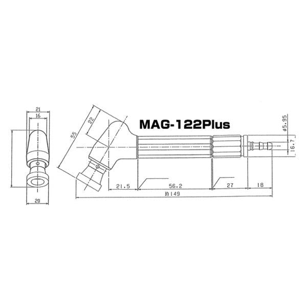 UHT Ushio MAG-122N Right Angled Air Grinder– ArtcoTools.com