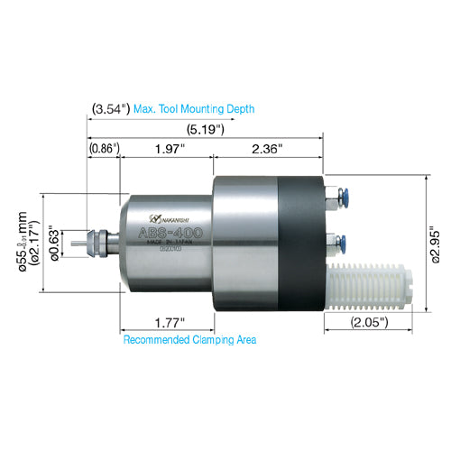NSK Air Bearing Spindle - 57,000 rpm - ARTCO - American Rotary Tools ...