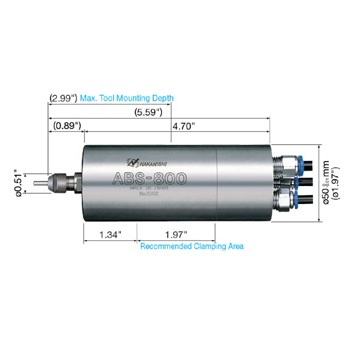 NSK Nakanishi ABS-800 Air Bearing Spindle - 80,000 rpm– ArtcoTools.com