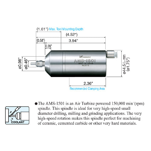 NSK Nakanishi MS Series Air Turbine Spindle - 150,000 rpm– ArtcoTools.com