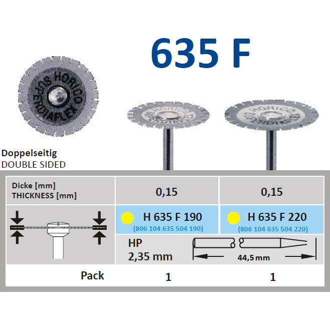 HORICO® Diamond Disc 635F - ARTCO - American Rotary Tools Company ...