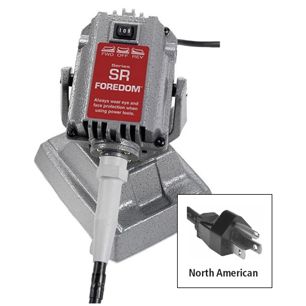 Foredom® M.SRB Bench Type Motor, Key Tip Shafting, 230V– ArtcoTools.com