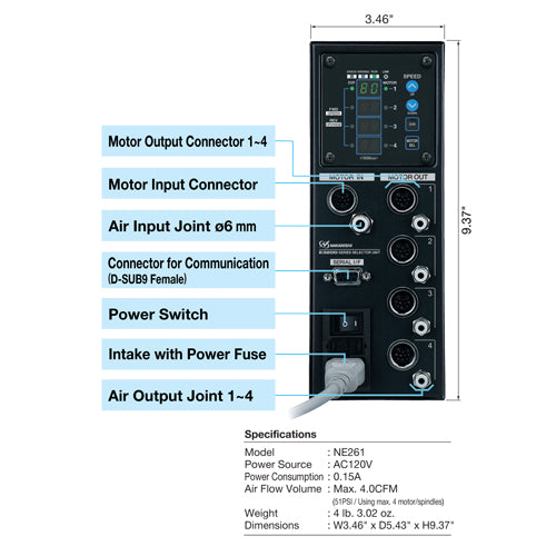 NSK Nakanishi NE261 Spindle Selector Unit– ArtcoTools.com