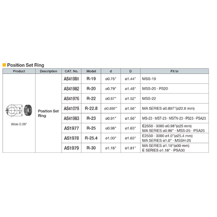 NSK Nakanishi Spindle Position Set Ring– ArtcoTools.com