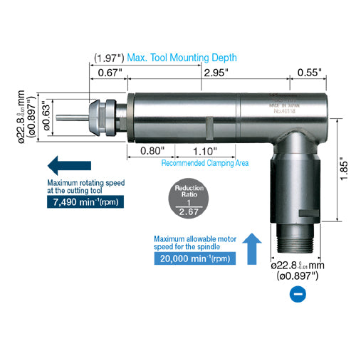 NSK Nakanishi RAS101 90° Angle Spindle– ArtcoTools.com